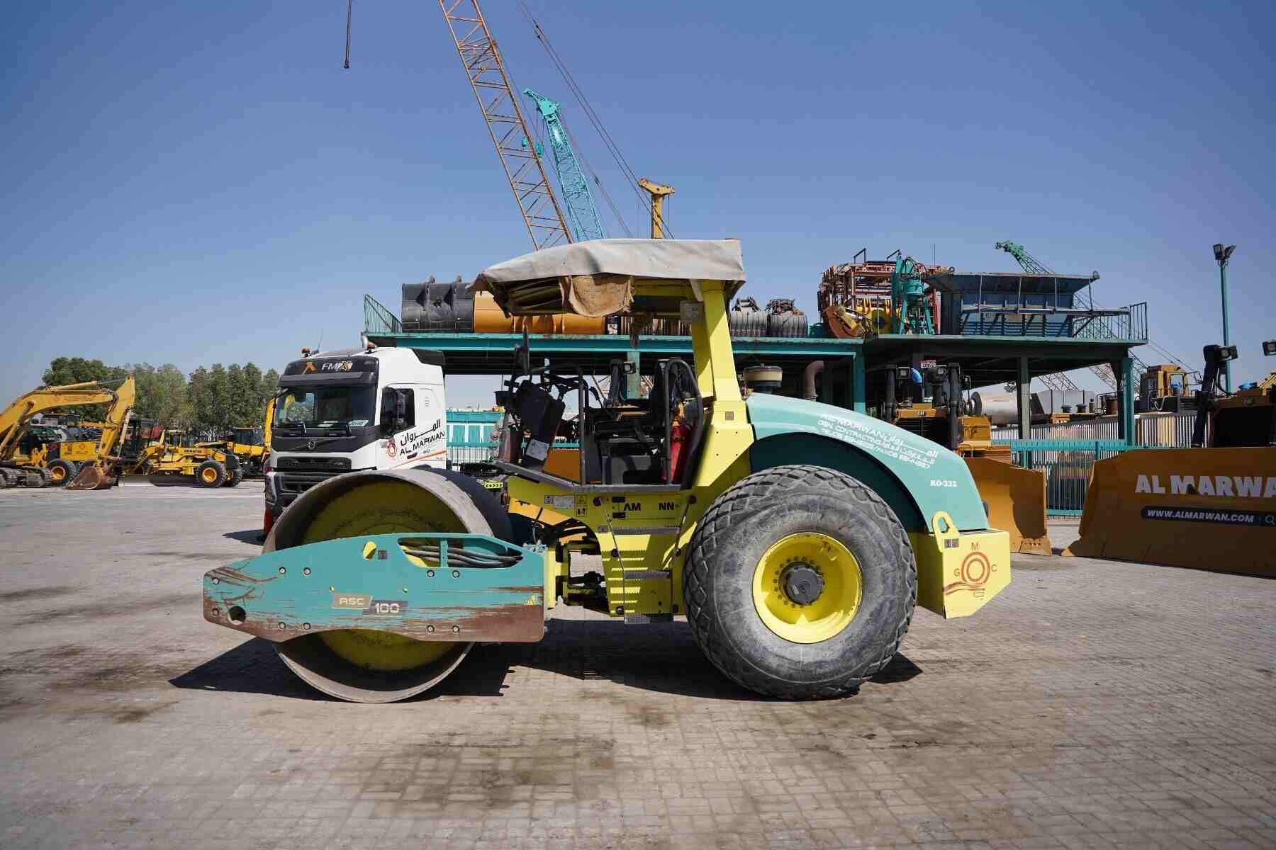 Used Ammann ASC100D Single Drum Roller 2017
