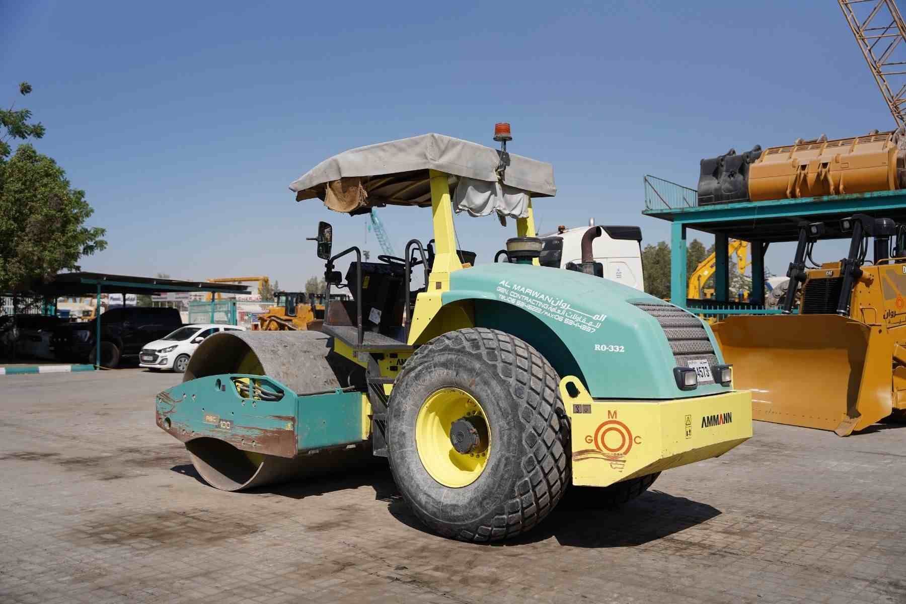 Used Ammann ASC100D Single Drum Roller 2017