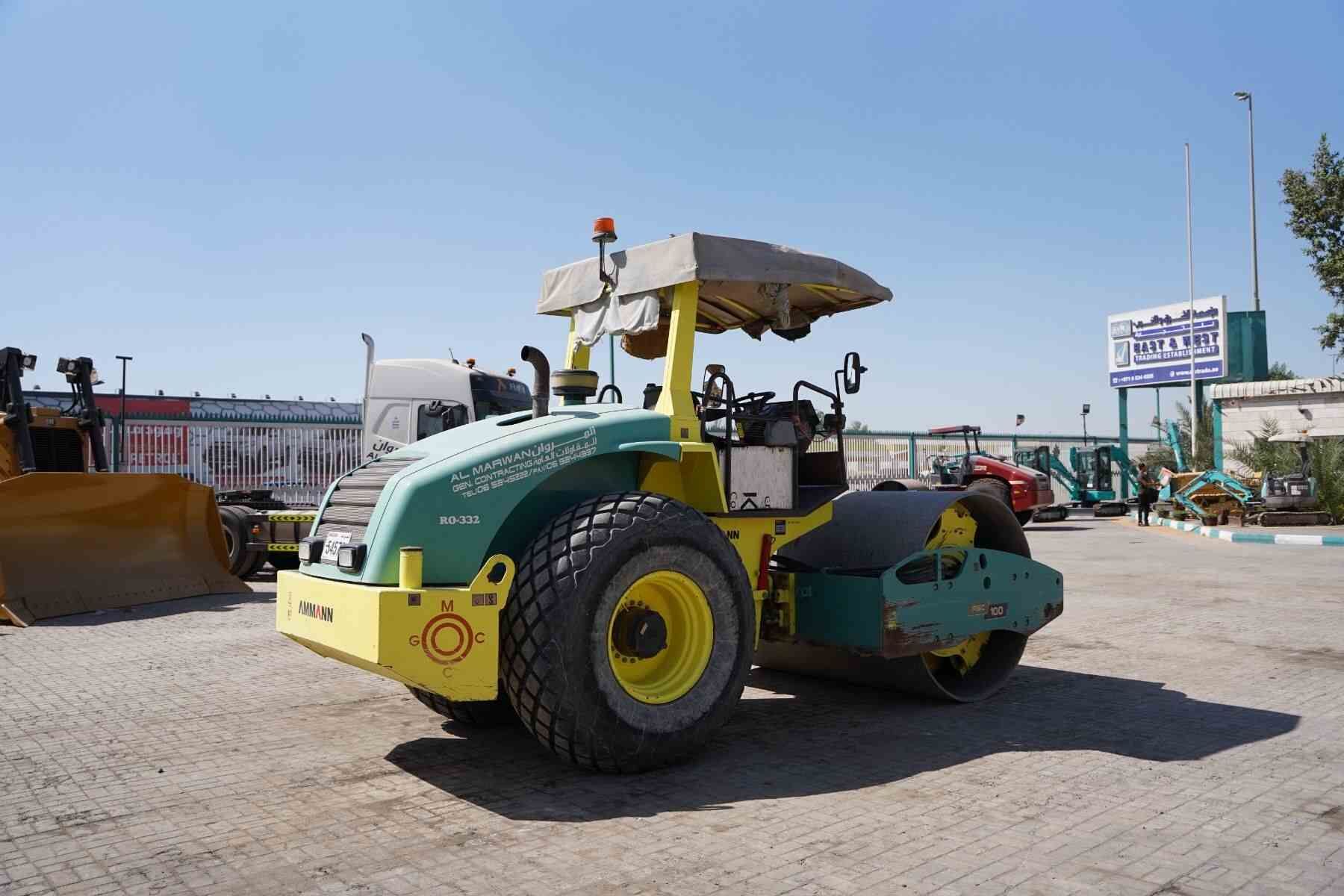 Used Ammann ASC100D Single Drum Roller 2017