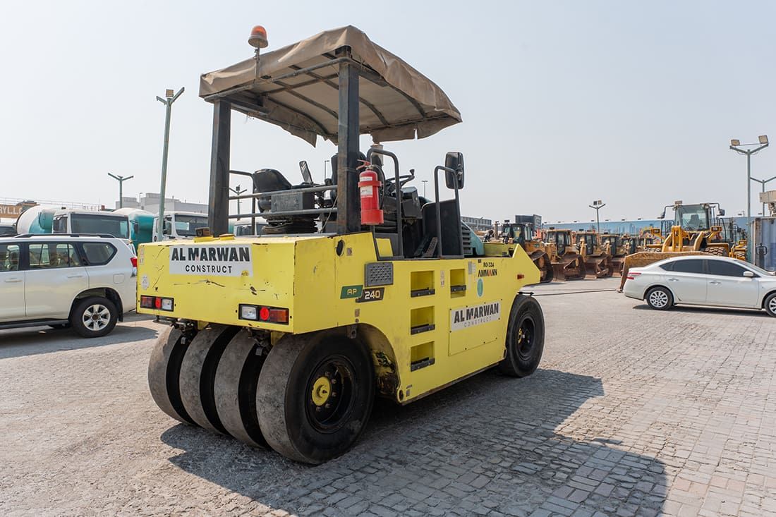 Used Ammann AP240 Pneumatic Tyre Roller For Sale 2017 | Al Marwan
