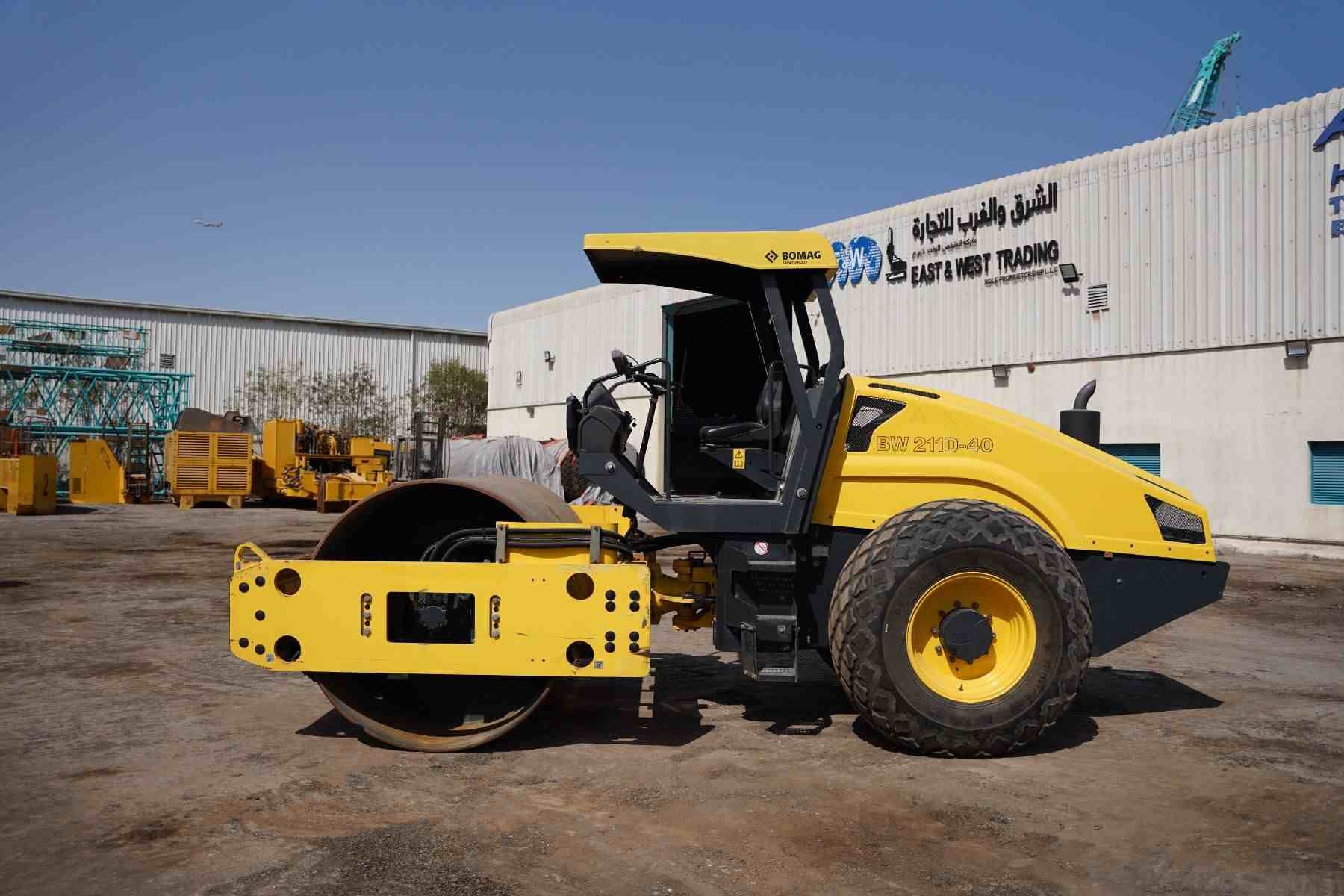 Used Bomag BW 211 D-40 Single Drum Roller 2018