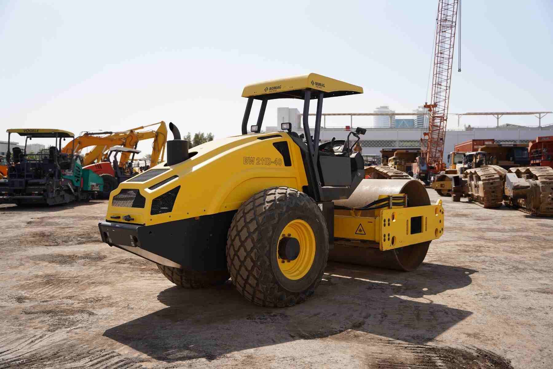 Used Bomag BW 211 D-40 Single Drum Roller 2018