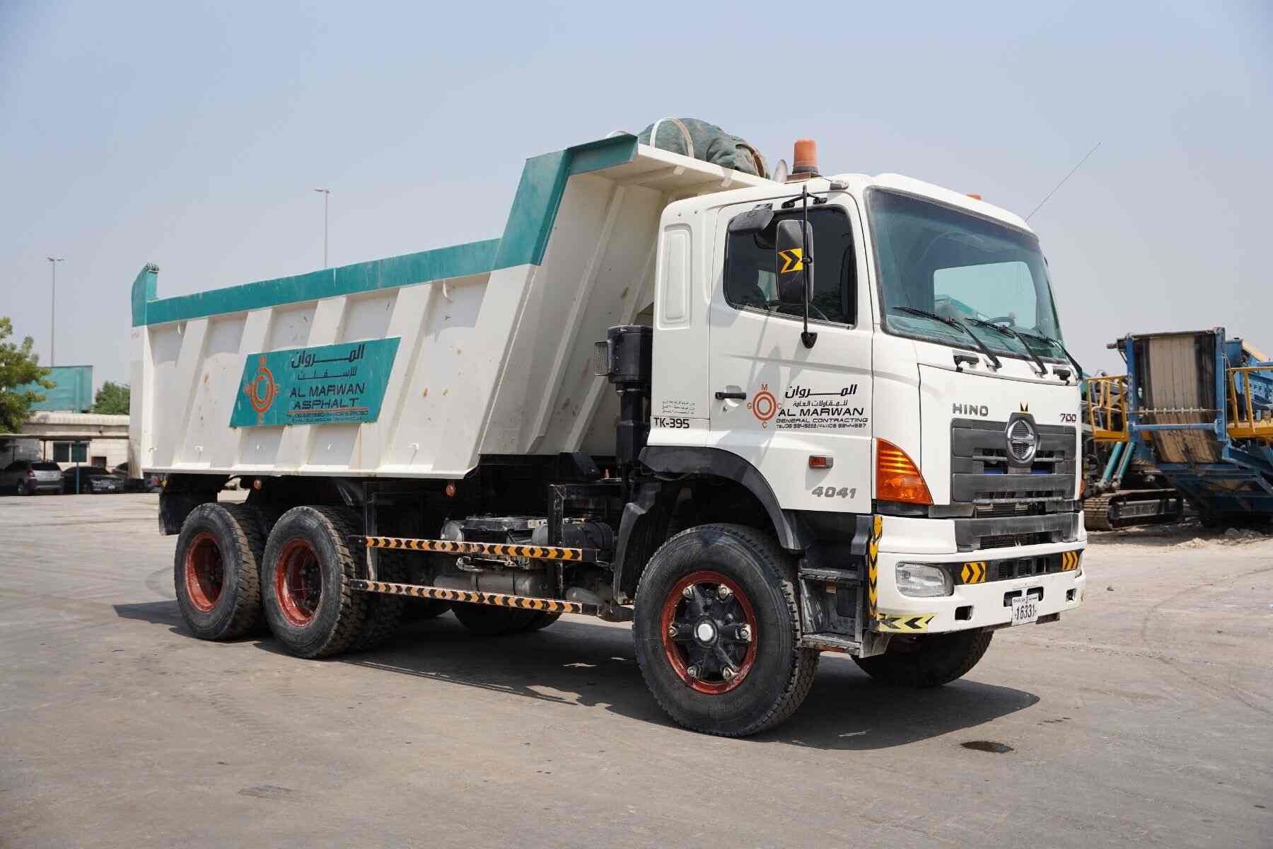 Hino 700 Series ZS 4041 6x4 Tipper Truck