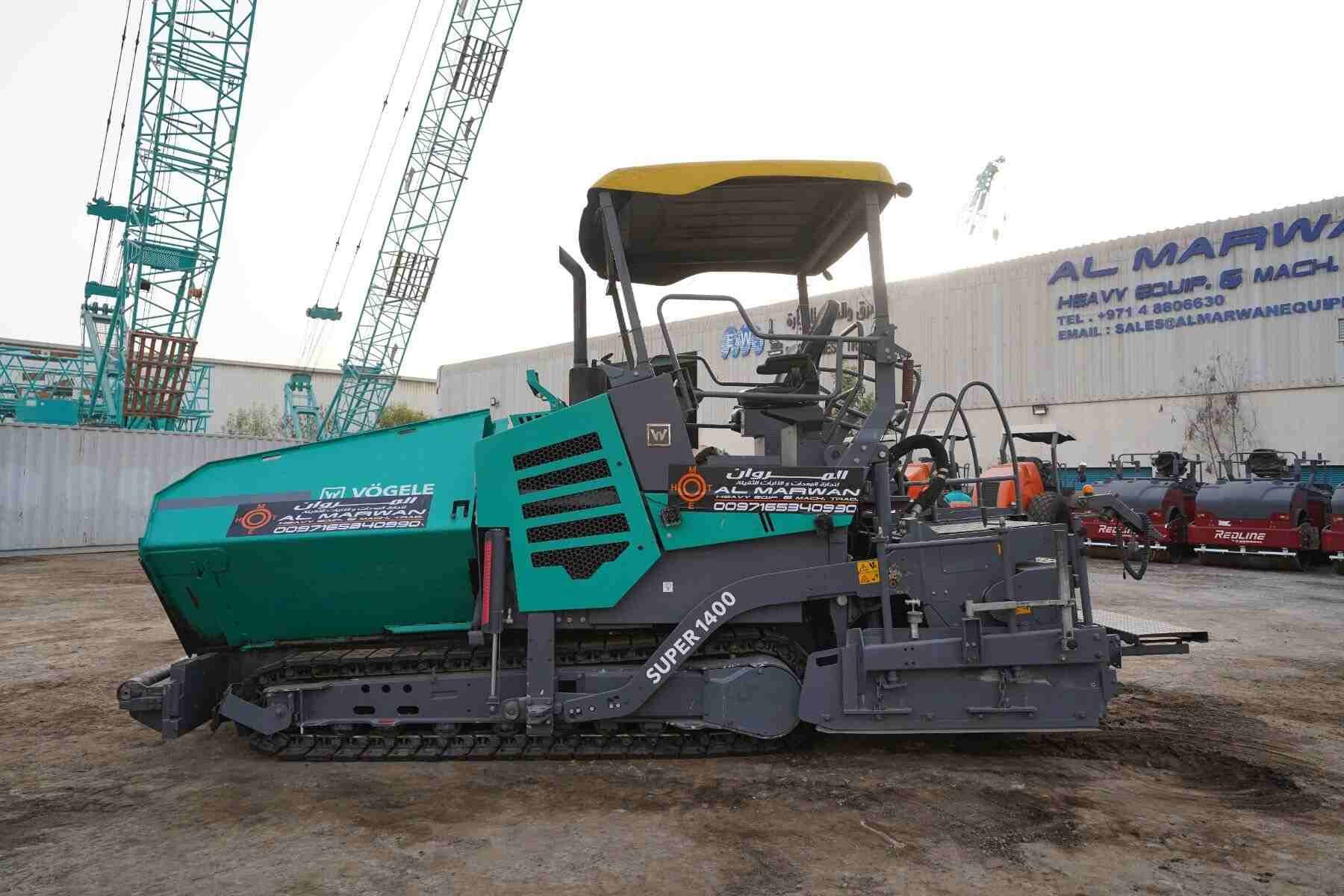 Used Vögele 0763 Super 1400 Track Paver for Sale | Almarwan