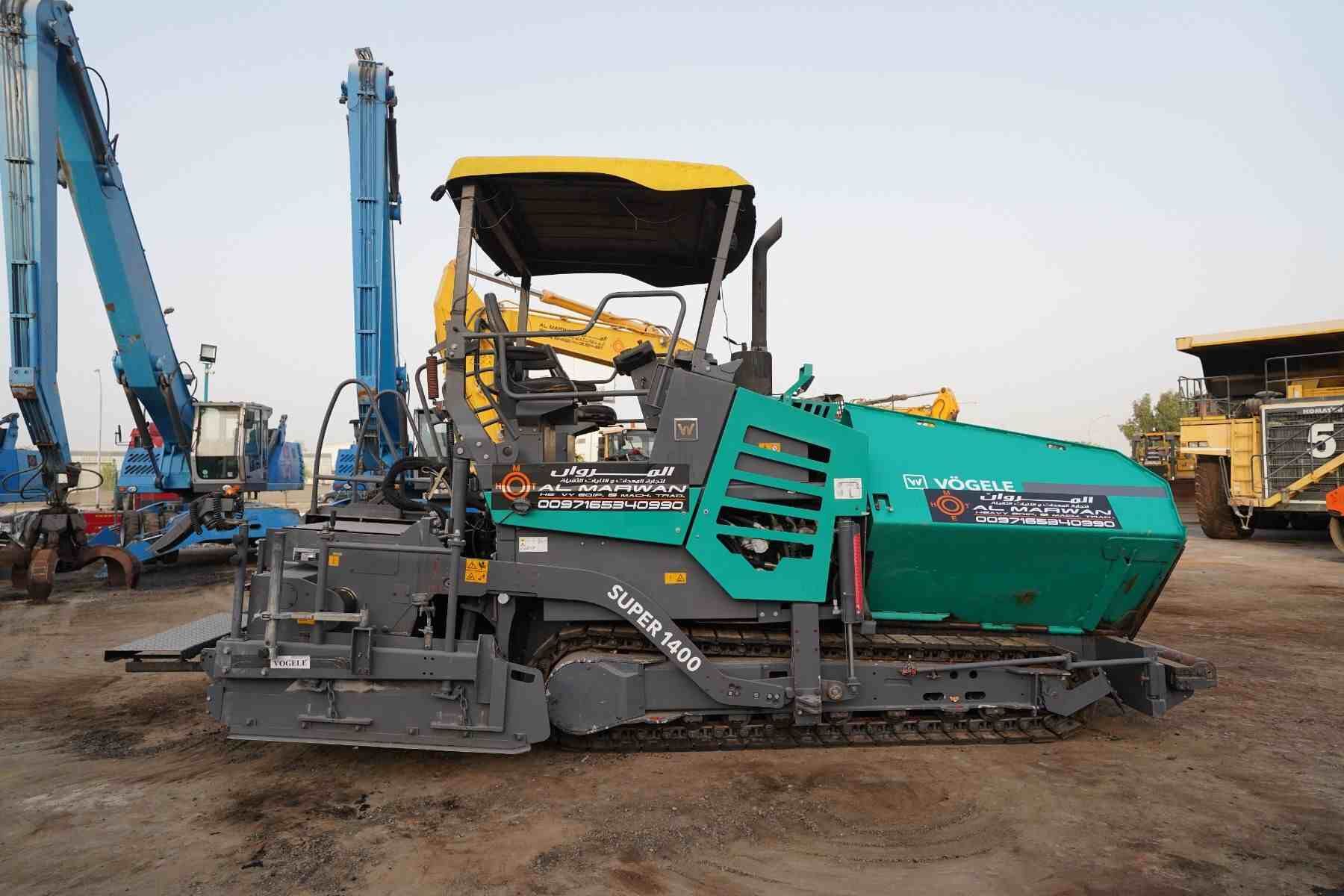 Used Vögele 0763 Super 1400 Track Paver for Sale | Almarwan