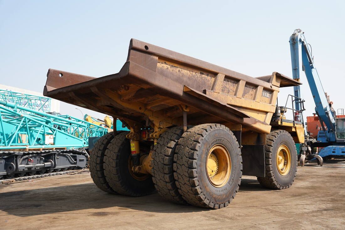 55 Ton Rigid Dump Truck for Rent | Almarwan