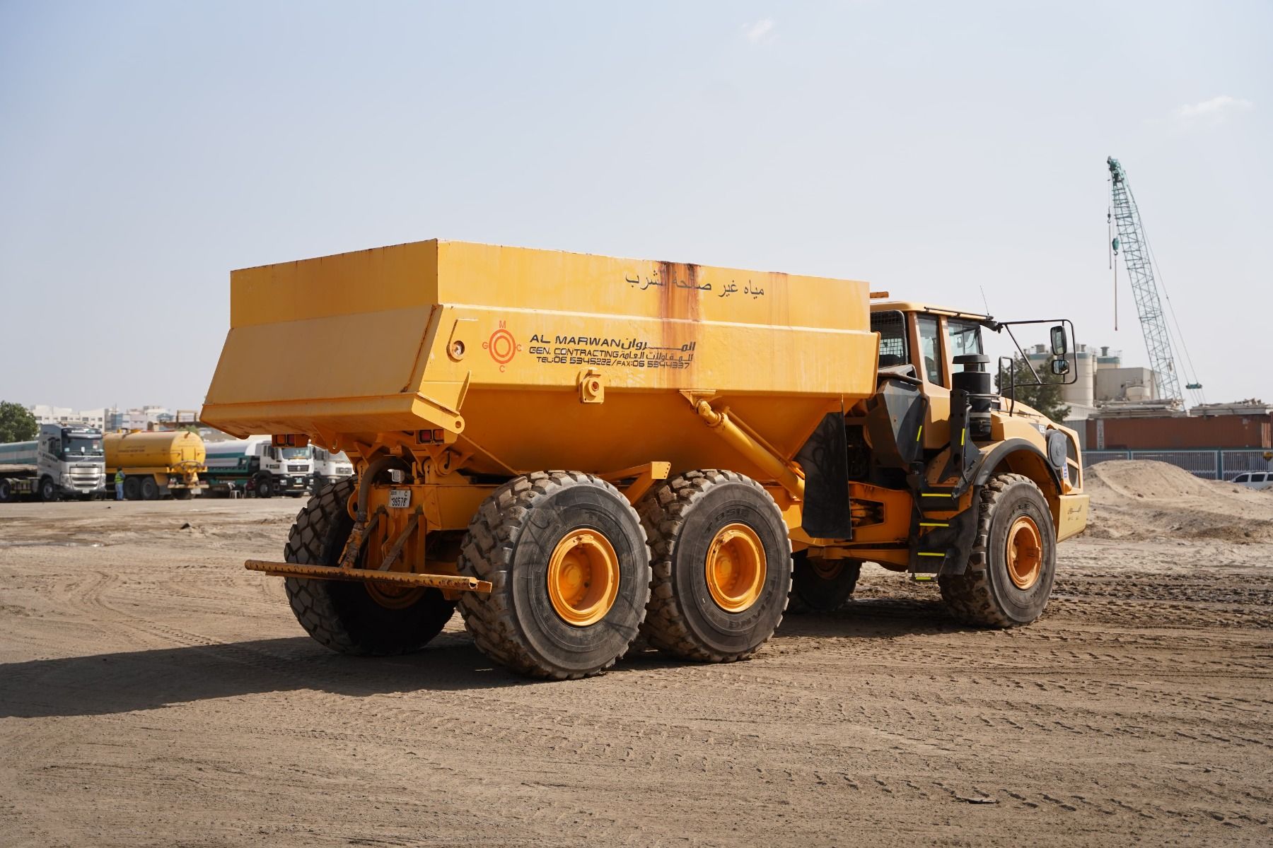 Used Volvo A35F Articulated Water Truck 2012 | Al Marwan