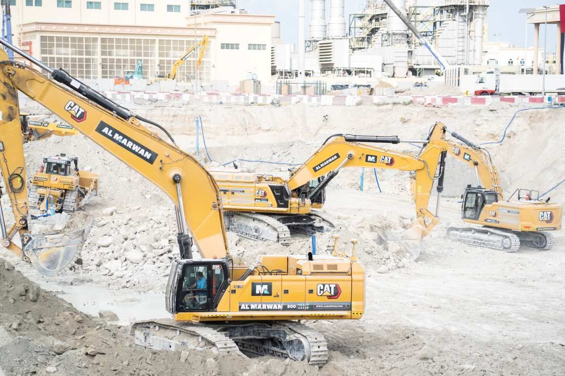 Large Excavators 95‑Ton for Rent | Al Marwan