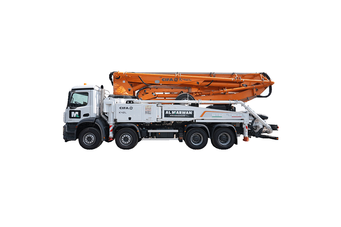 Cifa K42L Concrete Pump - Advanced Boom for High-Rise Jobs