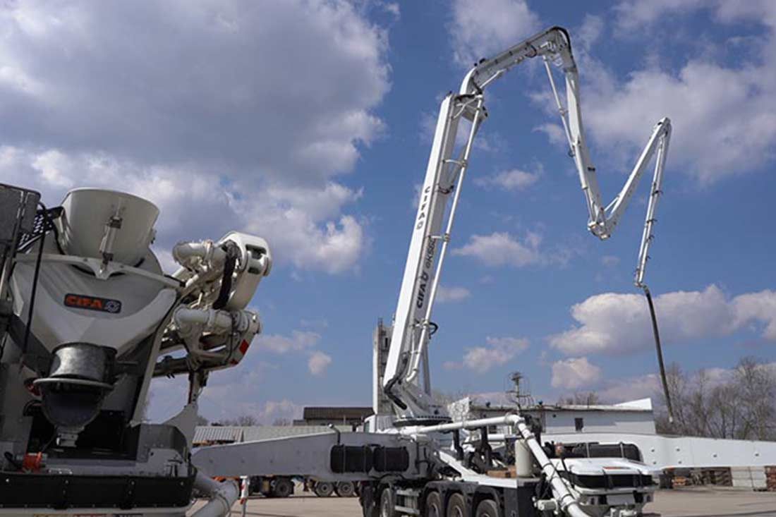 42 to 56 CBM Concrete Mixer Trucks for Rent | Almarwan