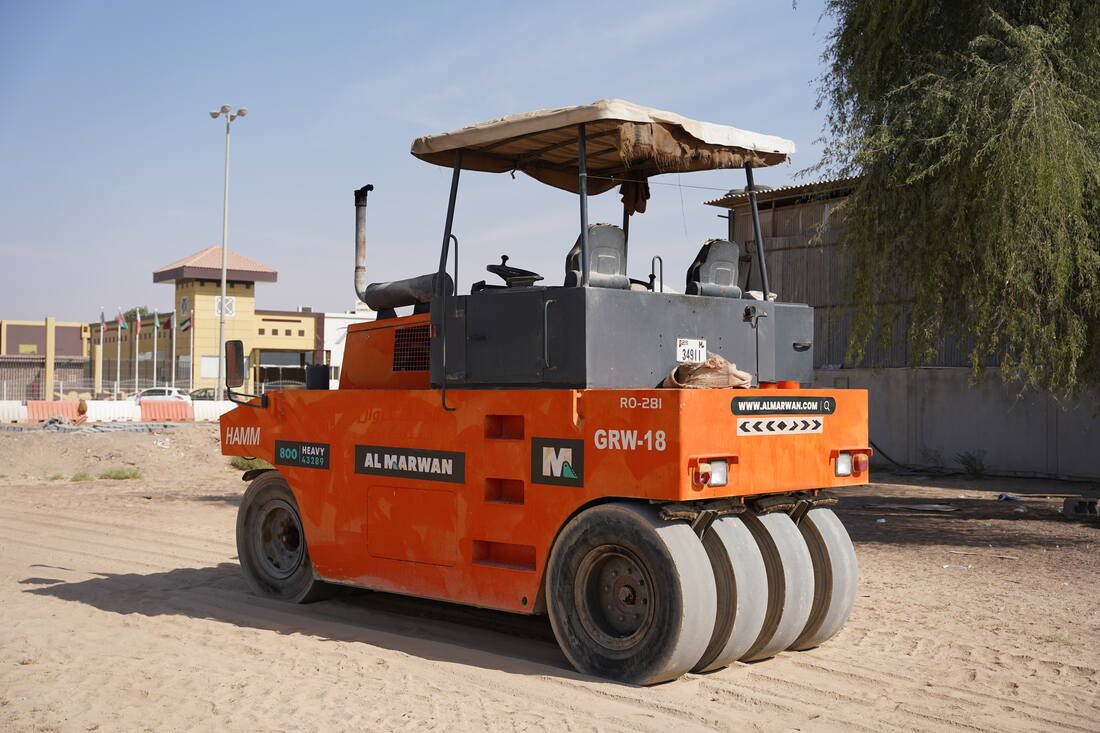 Used Hamm GRW18 Pneumatic Tire Roller for Sale 2012 Almarwan