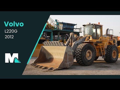 Used Volvo L220G Large Wheel Loader 2012