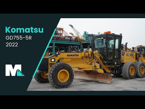 Like-New Komatsu GD755-5R Motor Grader 2022