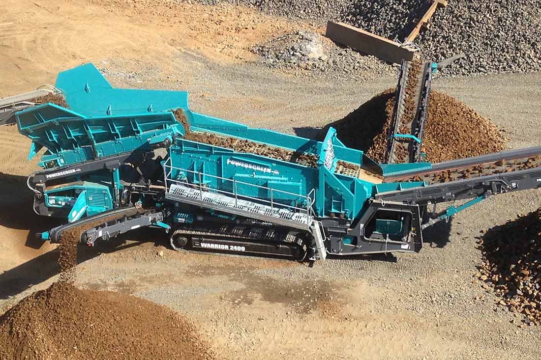 Powerscreen Warrior 2400 - High-Capacity Scalping Screener