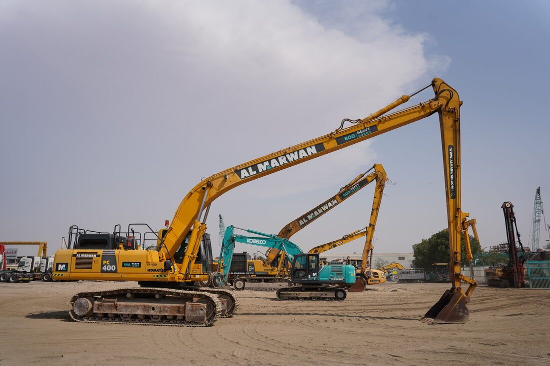 Rent 40‑Ton Long‑Boom Excavators – 17-meter Reach